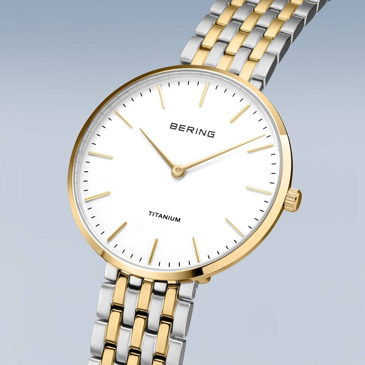 Titanium | polished gold | 19334-010 | BERING ® | Official Website | US ...