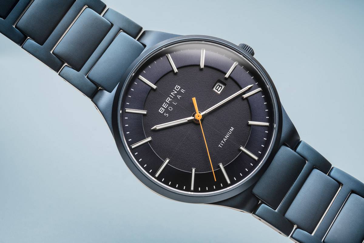 Solar Titanium | blau gebürstet | 15239-797 | BERING ® | Official ...