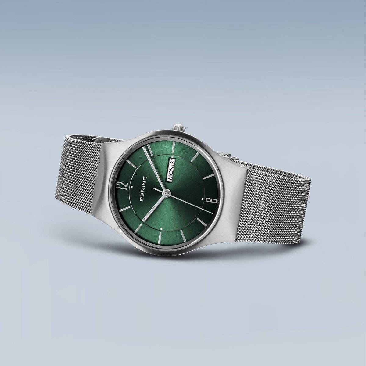 Classic | brushed silver | 11938-008DD | BERING ® | Official Website ...