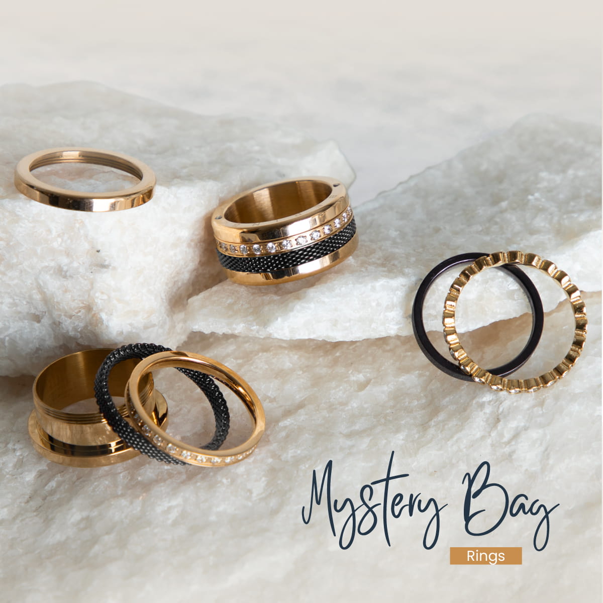 Mystery Ring-Bag Gold | BERING ® | Official Website